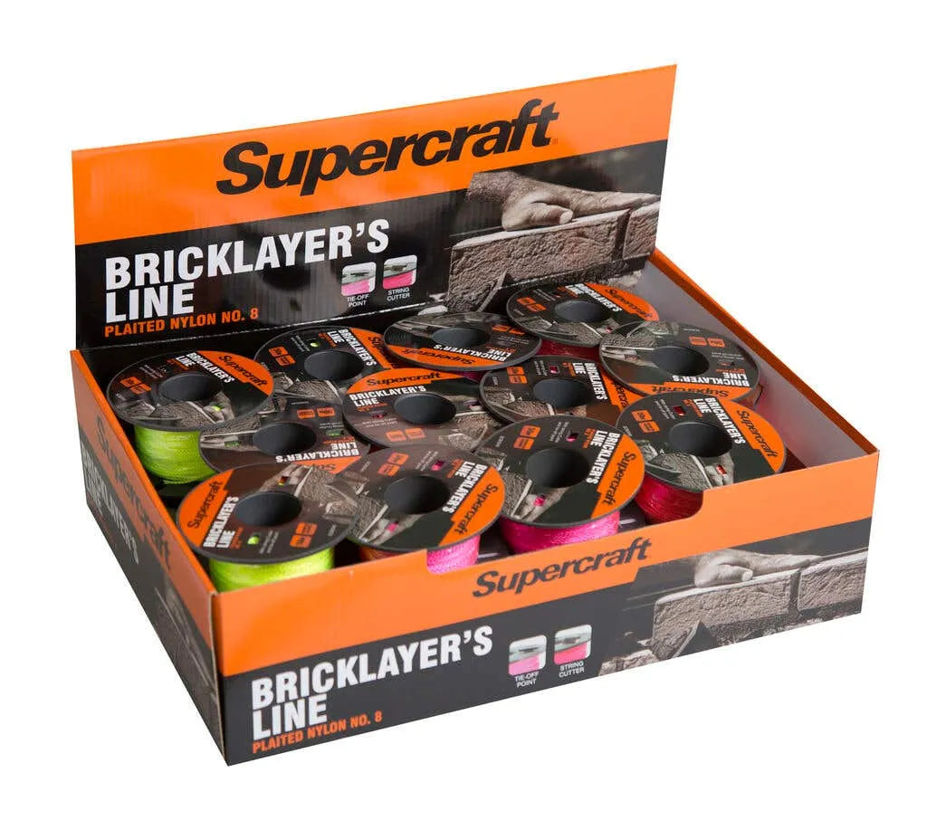 Supercraft Bricklayers Line Assorted Colours 100m · Builders Centre